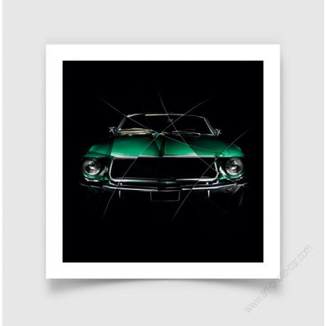 FORD MUSTANG I Automotive Fine Art Print Signed & Limited by Artist